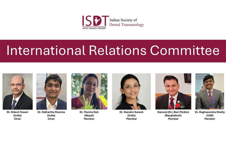 International Committee – ISDT -Indian Society of Dental Traumatology